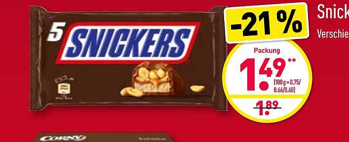 Snickers Angebot bei ALDI Nord - 1Prospekte.de