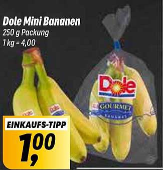 Dole Mini Bananen Angebot bei Simmel - 1Prospekte.de