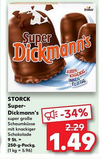 Storck Super-dickmann's Angebot bei Kaufland - 1Prospekte.de