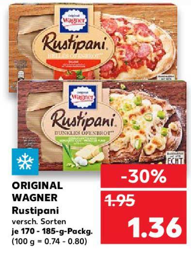 Original Wagner Rustipani Angebot bei Kaufland - 1Prospekte.de