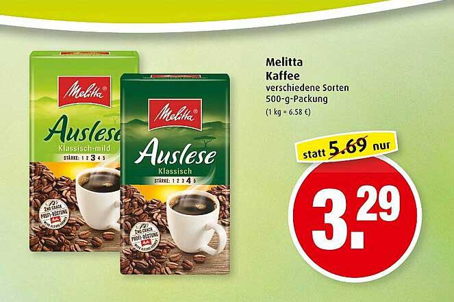 Melitta Kaffee Angebot bei Kaufland