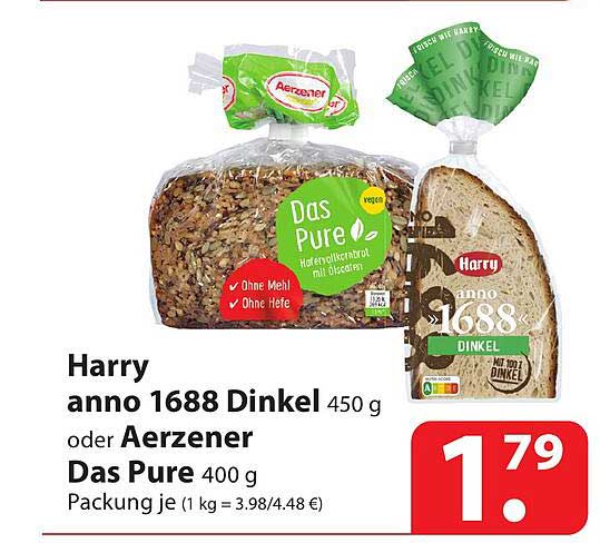 Harry Anno 1688 Hafer-brot Angebot bei Edeka Frischemarkt