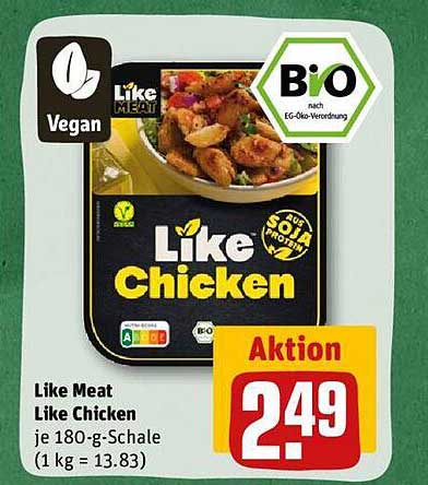 Like Meat Like Chicken Angebot bei REWE - 1Prospekte.de