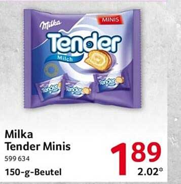 Milka Tender Minis Angebot bei Selgros - 1Prospekte.de