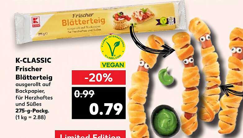 K-classic Frischer Blatterteig Angebot bei Kaufland - 1Prospekte.de