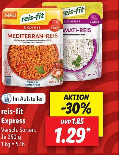 Reis-fit Express Angebot bei Lidl - 1Prospekte.de