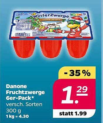 Danone Fruchtzwerge 6er-pack Angebot bei Netto - 1Prospekte.de