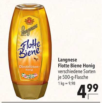 Langnese Flotte Biene Honig Angebot bei CITTI Markt - 1Prospekte.de
