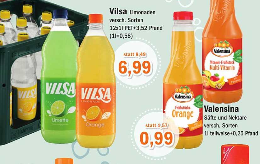 Vilsa Limonaden Angebot bei Aktiv Irma - 1Prospekte.de