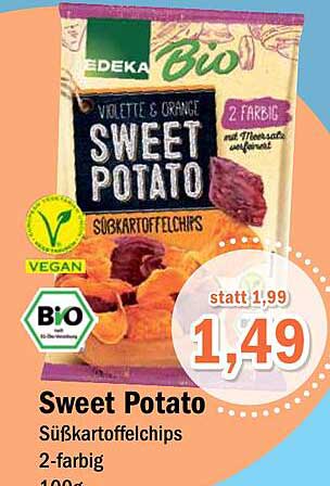 Edeka Bio Sweet Potato Angebot bei Aktiv Irma - 1Prospekte.de