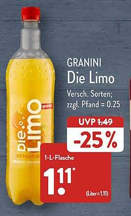 Granini Die Limo Angebot bei ALDI Nord - 1Prospekte.de