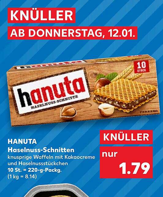 Hanuta Haselnuss-schnitten Angebot bei Kaufland