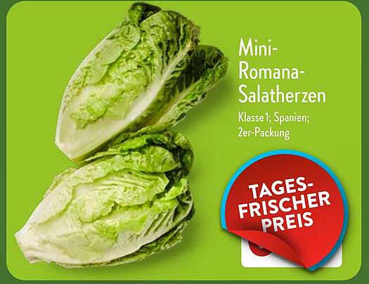Mini-romana-salatherzen Angebot bei ALDI Nord - 1Prospekte.de
