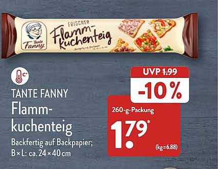 Tante Fanny Frischer Flammkuchenteig Angebot bei Kaufland