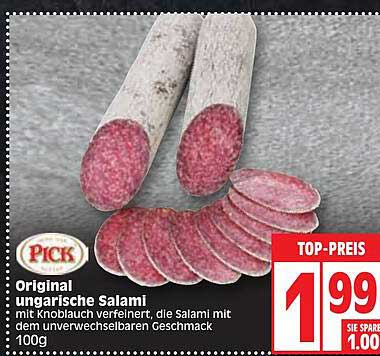 Pick Echt Ungarische Balaton Salami Angebot bei NORMA