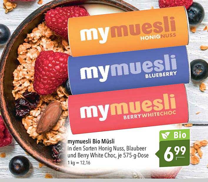 Mymuesli Bio Müsli Angebot bei CITTI Markt - 1Prospekte.de