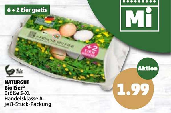 Naturgut Bio Eier Angebot bei Penny - 1Prospekte.de
