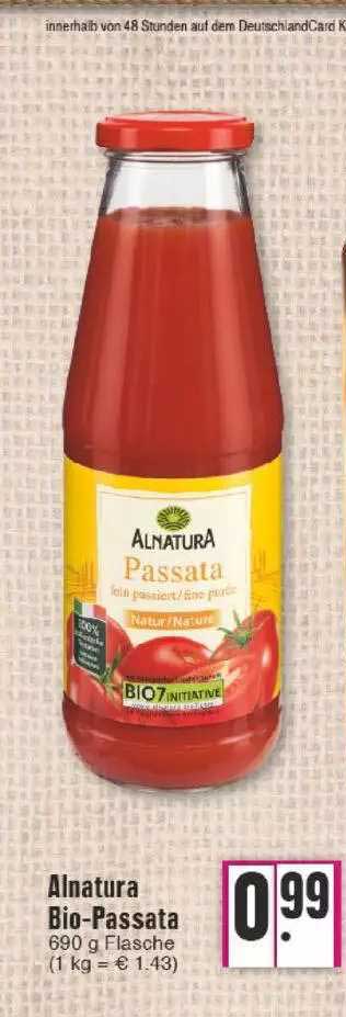Alnatura Bio-passata Angebot bei EDEKA