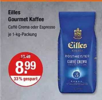 Eilles Gourmet Kaffee Angebot bei V-Markt - 1Prospekte.de