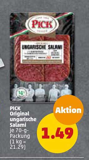Pick Original Ungarische Salami Angebot bei Penny - 1Prospekte.de