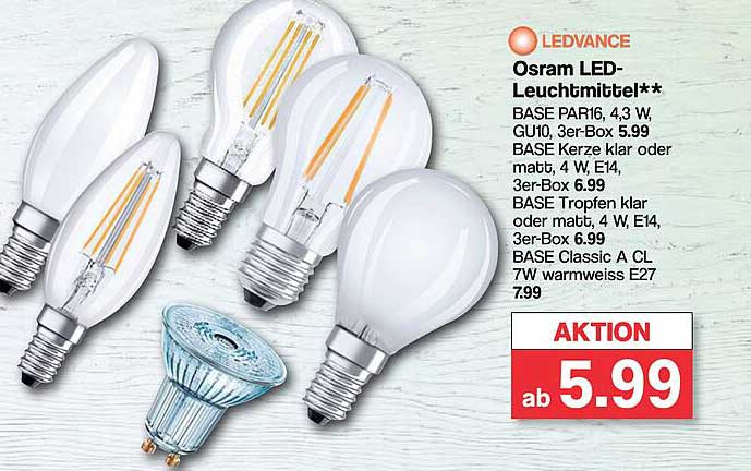 Osram Led-leuchtmittel Angebot bei Famila Nordwest - 1Prospekte.de