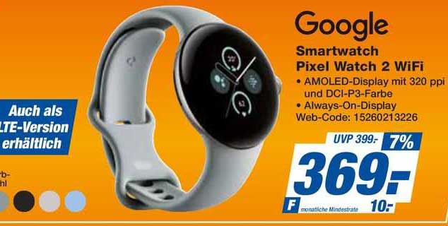 Google Smartwatch Pixel Watch 2 Wifi Angebot bei Expert Octomedia ...