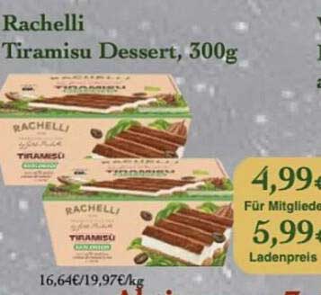 Rachelli Tiramisu Dessert Angebot bei LPG Biomarkt - 1Prospekte.de