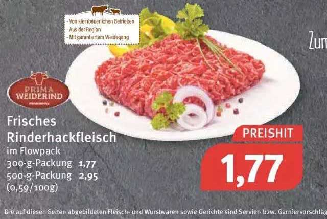 Metzgerfrisch Bio Frisches Rinderhackfleisch XXL Angebot bei Lidl