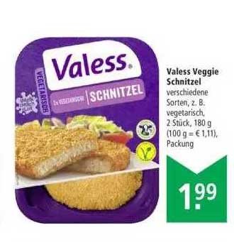 Valess Veggie Schnitzel Angebot bei Marktkauf