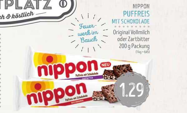 Nippon Puffreis Mit Schokolade Angebot bei Edeka Struve - 1Prospekte.de