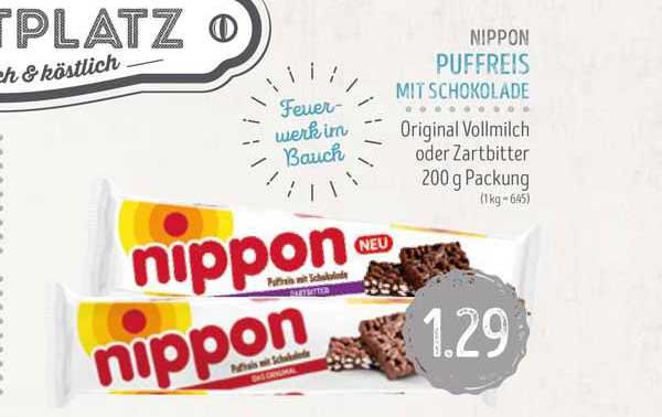 Nippon Puffreis Mit Schokolade Angebot bei Edeka Struve - 1Prospekte.de