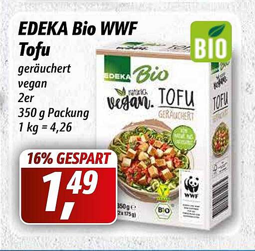 Edeka Bio Wwf Tofu Angebot bei Simmel