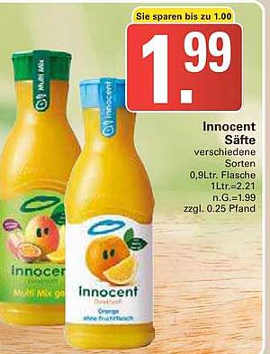Innocent Säfte Angebot bei Selgros