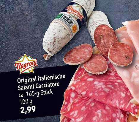 Negroni Original Italienische Salami Cacciatore Angebot bei CITTI Markt