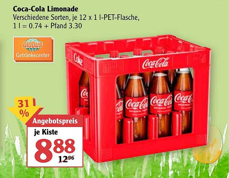 Coca-cola Limonade Angebot bei Globus - 1Prospekte.de