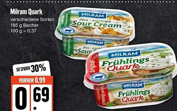 Milram Quark Angebot bei EDEKA