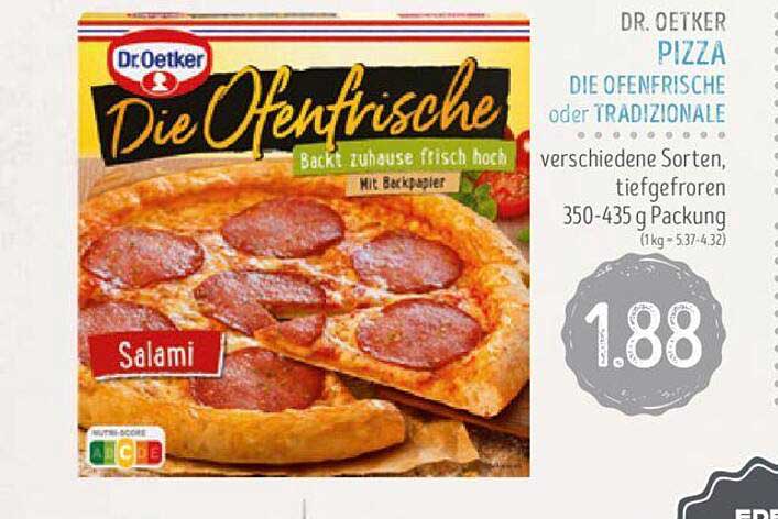 Dr. Oetker Pizza Die Ofenfrische Oder Tradizionale Angebot bei Edeka ...