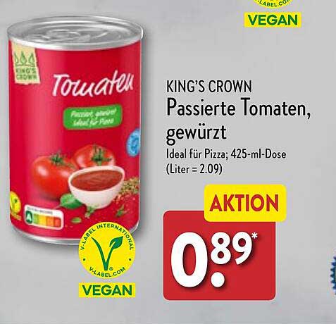 King's Crown Paprika Angebot bei ALDI sud