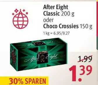 After Eight Classic Oder Choco Crossies Angebot bei ROSSMANN ...