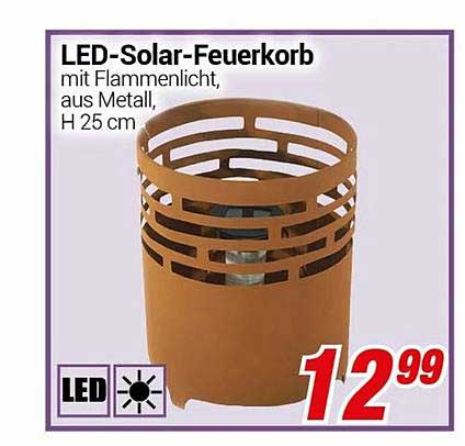 Led Solar-feuerkorb Angebot bei Centershop - 1Prospekte.de