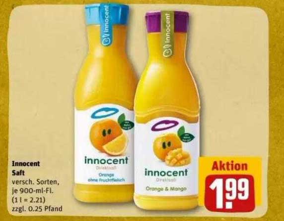 Innocent Saft Angebot bei REWE - 1Prospekte.de