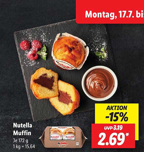 Nutella Muffin Angebot bei Lidl - 1Prospekte.de