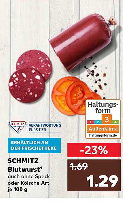 Gs Schmitz Omas Blutwurst Angebot bei METRO