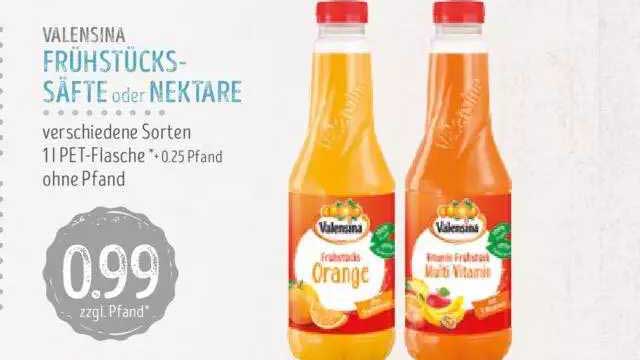 Valensina Frühstücks-säfte Oder Nektare Angebot bei Edeka Struve ...