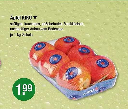 äpfel Kiku Angebot bei V-Markt - 1Prospekte.de