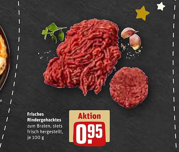 Frisches Rindergehacktes Angebot bei REWE - 1Prospekte.de