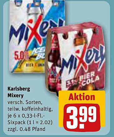 Karlsberg Mixery Angebot bei REWE - 1Prospekte.de