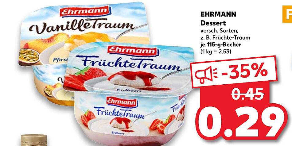 Ehrmann Dessert Angebot bei Kaufland - 1Prospekte.de