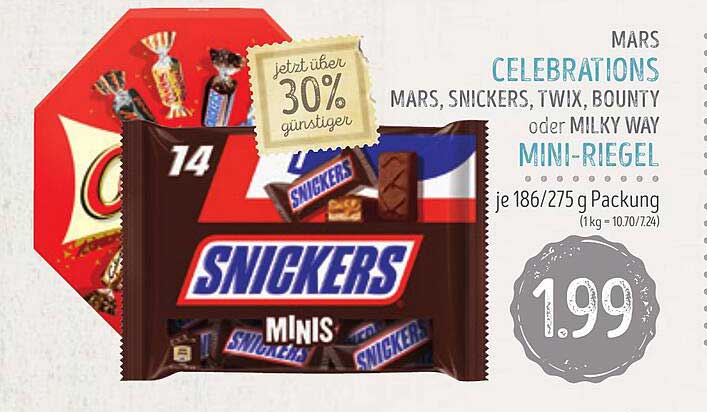 Mars Celebrations Oder Mini-riegel Angebot bei Edeka Struve - 1Prospekte.de