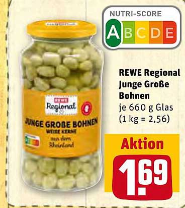 Rewe Regional Junge Große Bohnen Angebot bei REWE Kaufpark - 1Prospekte.de